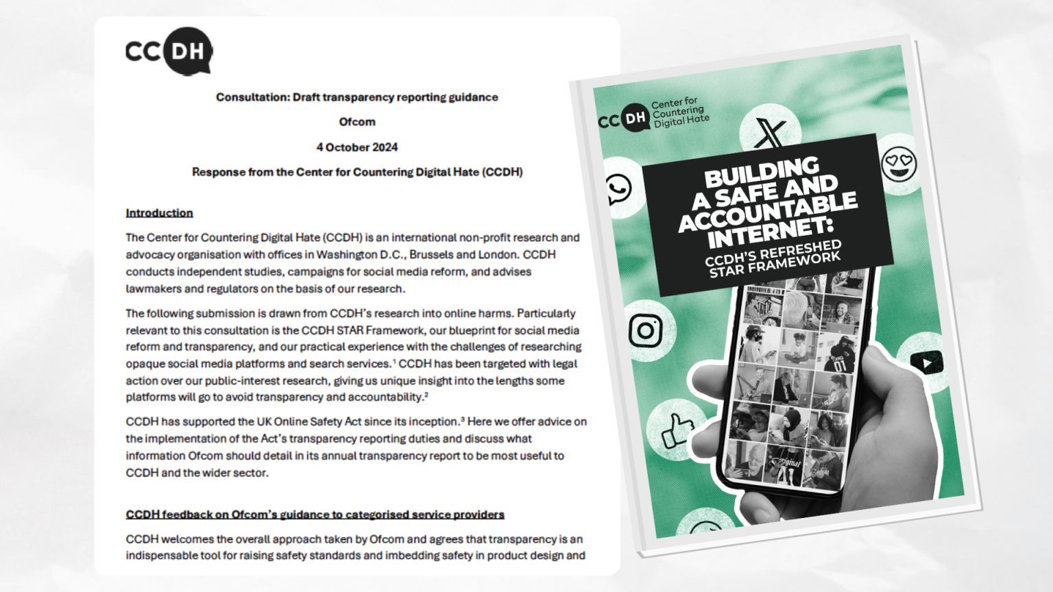 CCDH submission to Ofcom's transparency reporting consultation — Center ...