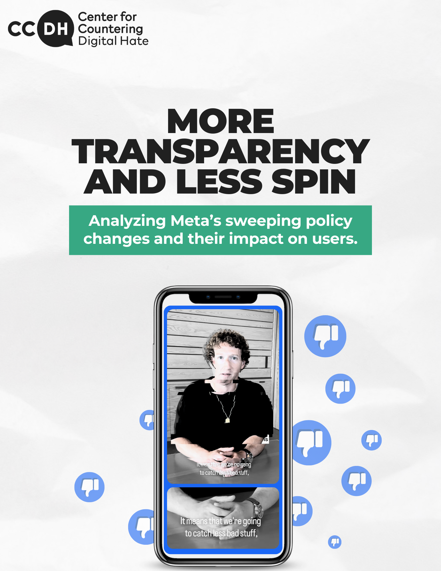 More Transparency and Less Spin — Center for Countering Digital Hate | CCDH